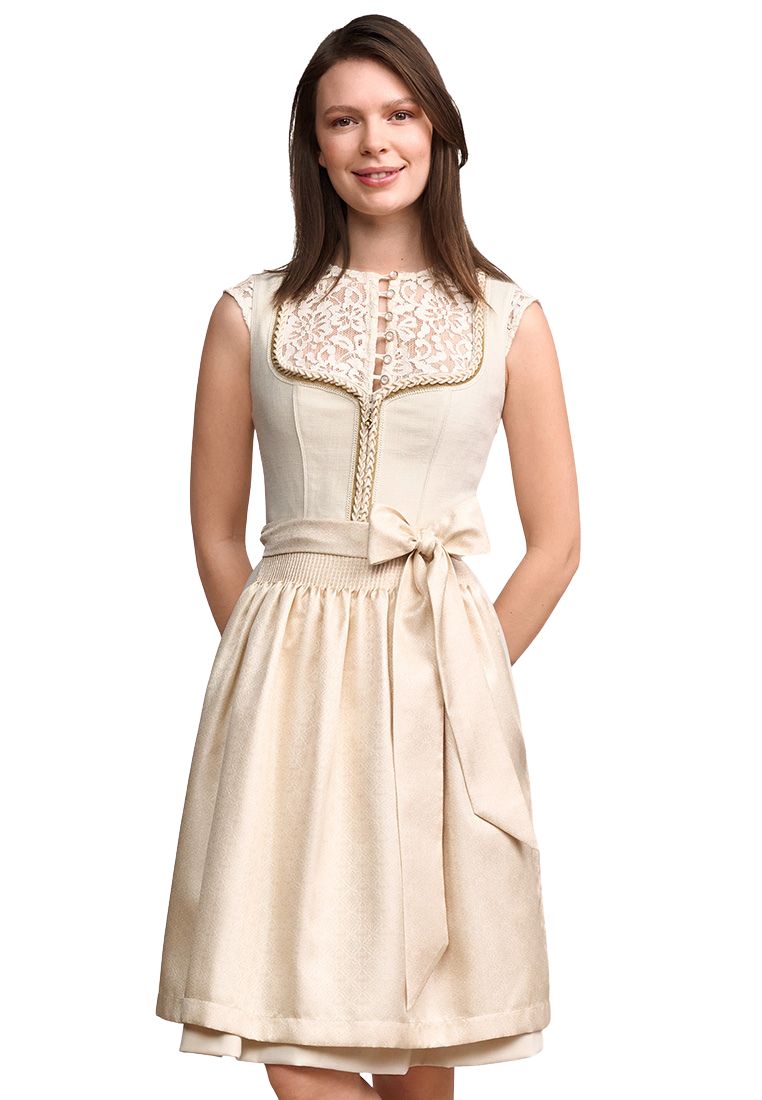 Dirndl Soleil beige 60cm | 42 | 416670_060_0023_beige.6