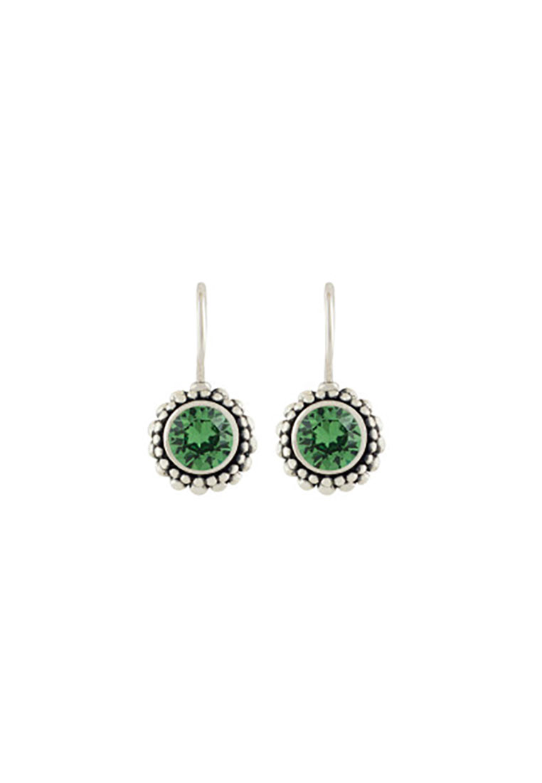 Ohrhänger Sheila silber mit Swarovski erinit | O2006_B_ERIS_Sheila_erinite